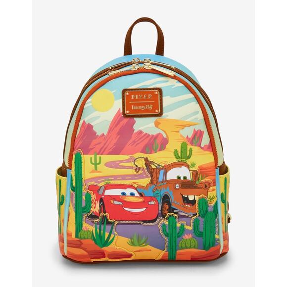 Loungefly | Bags | Loungefly Disney Pixar Cars Lightning Mcqueen And ...